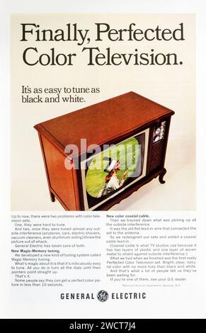 1960s USA General Electric Magazine Advert Stock Photo - Alamy