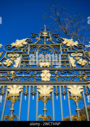 Gold Gates, Fenton House, Hampstead, Camden, London, England, UK, GB ...