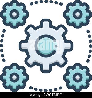 Icon for Interoperability ,spacing Stock Vector Image & Art - Alamy