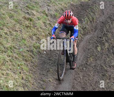 Dutch Lars Van Der Haar pictured in action during the men's elite race ...