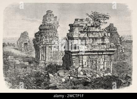 Ruins of Prambanan temple near Yogyakarta on Java island. Indonesia ...