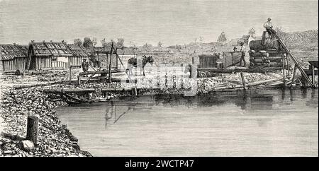 The Mines of Sandhurst. Bendigo city. Victoria, Australia. Six Months ...