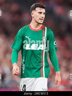 Victor PARADA of Deportivo Alaves during the Spanish championship ...