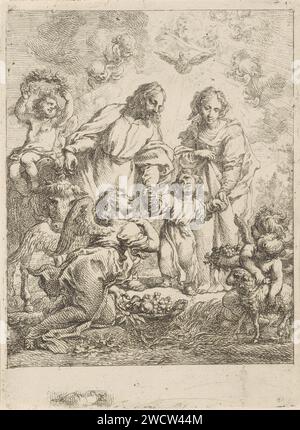 Maria teaches the Christ child walking, Raffaello Schaiaminossi, after ...