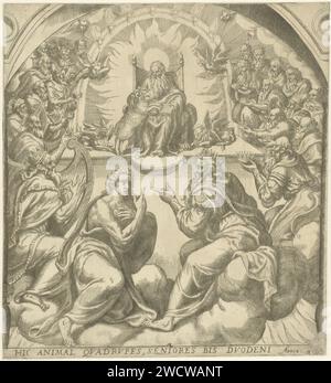 Frame with the seven gifts of the Holy Spirit, Anonymous, 1650 - 1750 ...