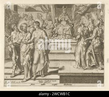 Peter and John for the High Priest, 1558 print Peter and John are ...