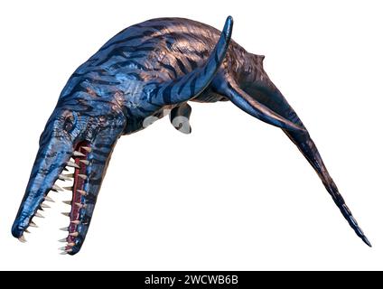 3D rendering of a Mosasaurus, sea creature, prehistoric dinosaur ...