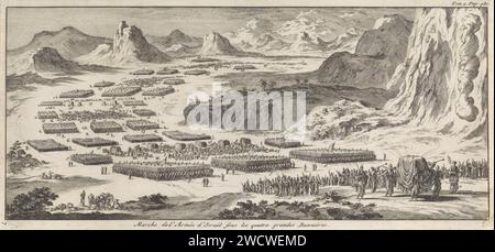 Arrangement of the twelve tribes of Israel with the Tabernacle, Jan ...