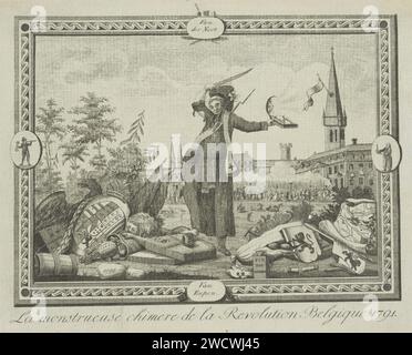 Map of Brabant, Anonymous, 1791 print Map of the eastern part of ...