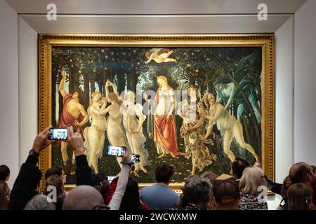 Italy, Toscane, Florence, Galleria degli Uffizi, “The Birth of Venus ...