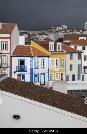 Historic architecture of the Azores Stock Photo - Alamy