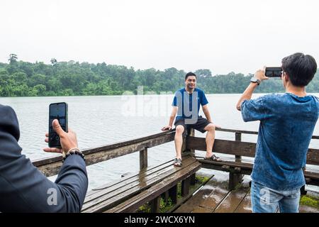 Cambodia, Yeak Loam lake (Banlung Stock Photo - Alamy