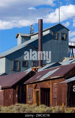 Standard Stamp Mill, Bodie State Historic Park, California Stock Photo ...