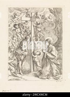 Christ on the cross. Christ hangs on the cross, the thorns crown on his ...