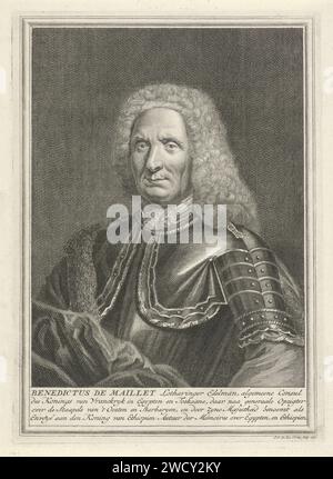 Portrait of Benoit de Maillet, anthropologist and diplomat, Portrait of ...