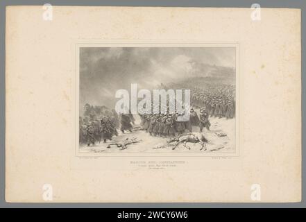 French army departs from Constantine, November 20, 1836, Denis Auguste ...