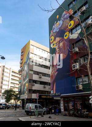 Izmir murals, Izmir street art: mural depicting a Latino woman in magic ...