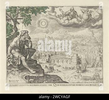 Jonah under his booth Stock Photo - Alamy