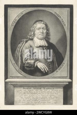 Portrait of the pastor Josias van der Kapelle, Thomas van der Wilt ...