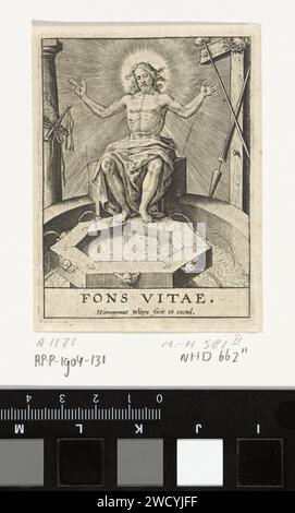 Christ as Fontein of Life (Fons Vitae), Crispijn van de Passe (I), 1574 ...