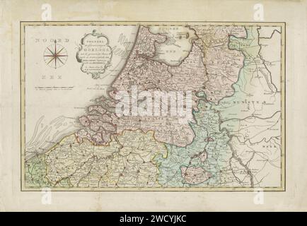 Map of the war theater in the Austrian Netherlands, 1794, Antoni ...