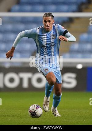 Coventry City’s during the FA Youth Cup third round match at Leigh ...