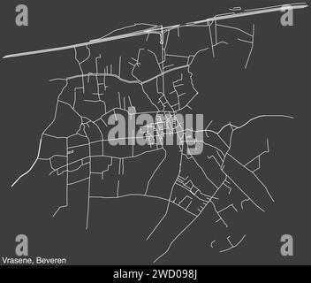 Street roads map of BEVEREN, BELGIUM Stock Vector Image & Art - Alamy