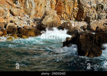 The breathtaking coastal landscape of Mount Athos, Greece Stock Photo ...
