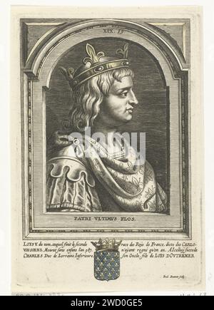 Portrait of Lodewijk V, Frederik Bouttats (I), 1600 - 1676 print ...