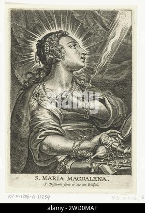 Maria Magdalena gets rid of her wealth, Schelte Adamsz. Bolswert, after ...