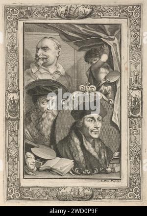 Desiderius Erasmus and David Jorisz., Jacob Houbraken, 1708 - 1780 ...