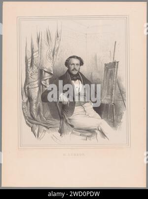 Portrait of Hippolyte Victor Valentin Sebron, Charles Baugniet, 1837 ...