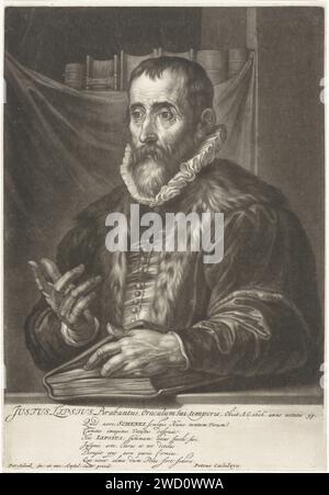 Portrait of Justus Lipsius, Pieter Schenk (I), After Anthony Van Dyck ...