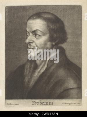 The German scholar, printer and publisher Johann Froben (Johannes ...