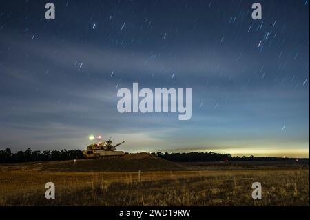 An M1A2 SEP Abrams tank sits ready at Fort Stewart, Georgia Stock Photo ...