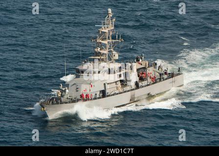 The Coastal Patrol Ship USS Firebolt transits the Arabian Gulf Stock ...