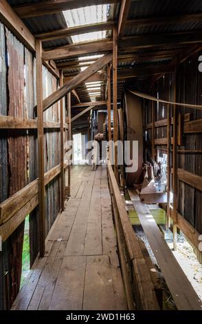 The Drake Well Museum and Parkin the scenic Oil Creek Valley, USA Stock ...