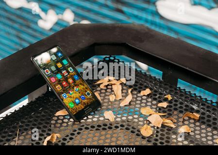 HCMC, VN - Jan 2024. Sharp AQUOS S2 Smartphone Stock Photo - Alamy