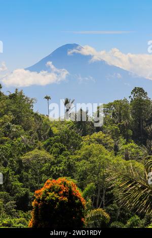 Mount Soputan, an active 1785m stratovolcano that can produce ...