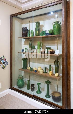 Museum of Farnham interior with exhibits about local history, a visitor ...