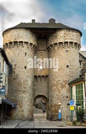 Marvejols. The Soubeyran Gate marks the northern entrance to the old ...