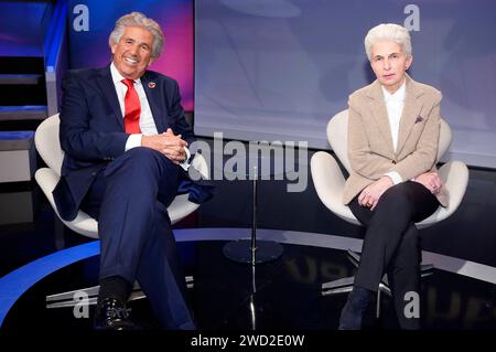 George Weinberg in der ARD-Talkshow maischberger im Studio Berlin ...
