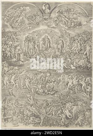 Last Judgment, Johannes Wierix, After Michelangelo, After Martino Rota ...