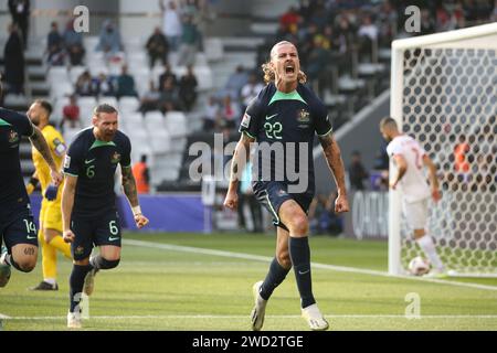 Doha, Qatar, 18 Jan 2024, AFC Asian Cup 2023 Group B - Australia 1:0 ...