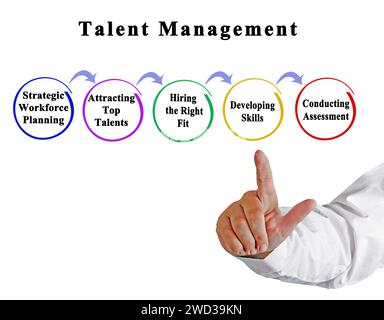 Five Components of Talent Management Stock Photo - Alamy