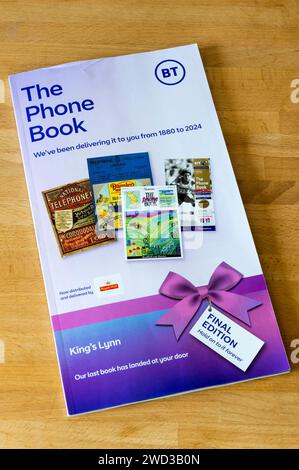 the BT telephone directory Stock Photo - Alamy