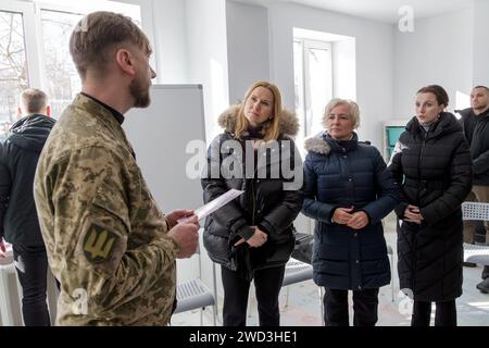 Non Exclusive: CHERNIHIV, UKRAINE - JANUARY 17, 2024 - Speaker of the ...