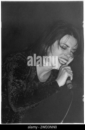 TONI HALLIDAY, CURVE, CONCERT, 1993: Toni Halliday of Curve playing ...