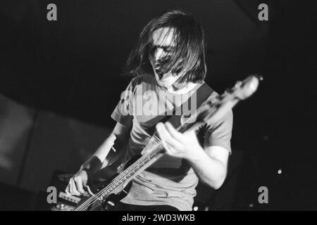 An emotional Daren Seymour of the post-rock band Seefeel playing at ...