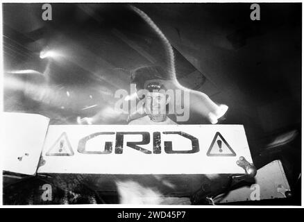 THE GRID, CONCERT, 1994: Richard Norris of dance music band The Grid ...